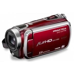 Praktica DVC 5.6 FHD Video Kamera Crvena - CT shop
