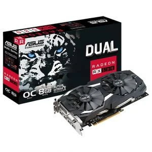 Asus Dual series Radeon RX 580 OC edition (DUAL-RX580-O8G) 8GB GDDR5 ...