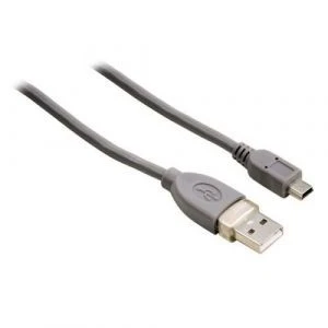Hama (78421) kabl USB A (muški) na mini USB B (muški) 1.8m sivi - CT shop