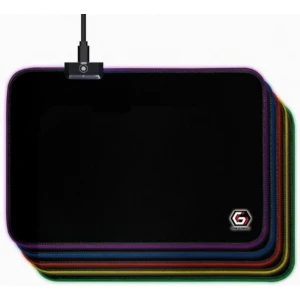 Gembird MP-GAMELED-M RGB gejmerska podloga crna - CT shop