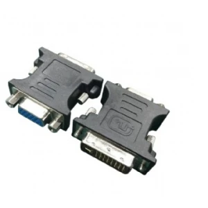 Gembird (A-DVI-VGA-BK) adapter DVI-I (muški) na VGA 15-pin (muški) crni ...