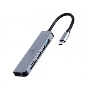 Gembird Cablexpert (A-CM-COMBO6-02) USB Tip-C 6u1 USB HUB - CT shop