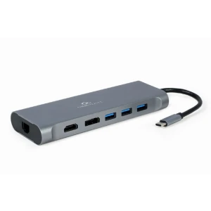 Gembird Cablexpert (A-CM-COMBO8-01) USB Tip-C 8u1 USB HUB - CT shop
