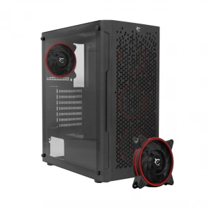 White Shark GCC 2302 BULLET Black+4 FAN WARP kućište crno - CT shop