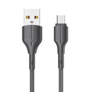 LDNIO LS851 kabl za telefon USB A (muški) na Micro USB (muški) sivi 1m ...