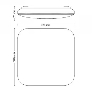 Philips Mauve LED plafonsko osvetljenje 17W 4000K - CT shop