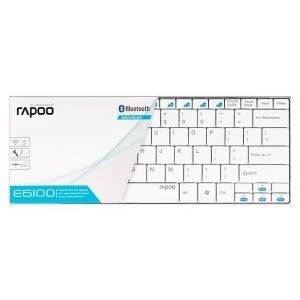 Rapoo E6100 Tastatura Bluetooth Bela - CT shop