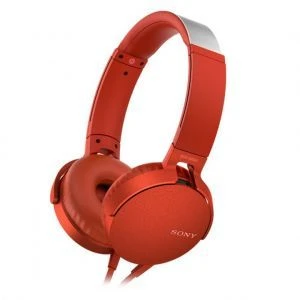 Sony slusalice MDR-XB550APR crvene - CT shop